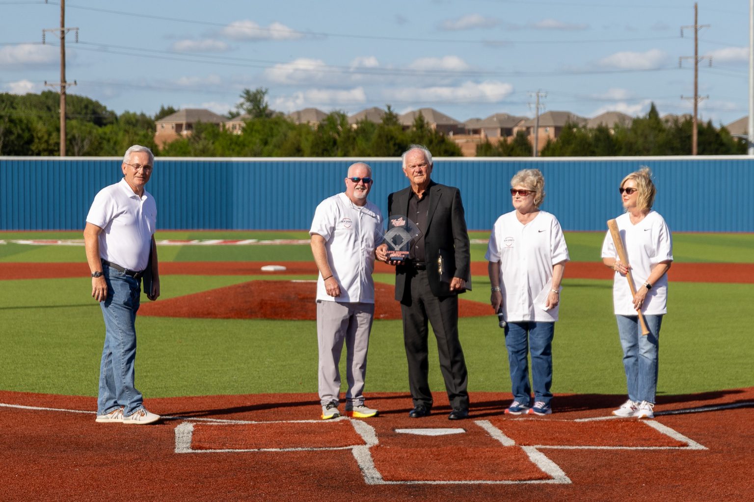 Longtime SSC Baseball Coach Honored at Field Dedication