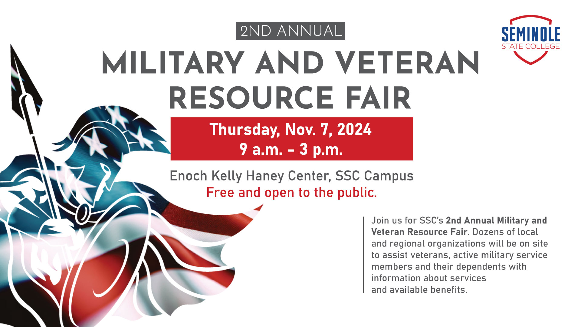 SSC to Host Military and Veteran Resource Fair